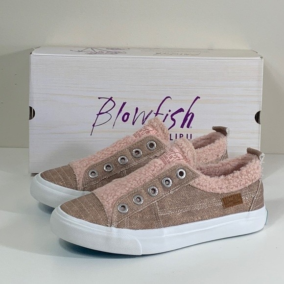 Blowfish | Shoes | Blowfish Malibu Rose Gold Pink Faux | Poshmark